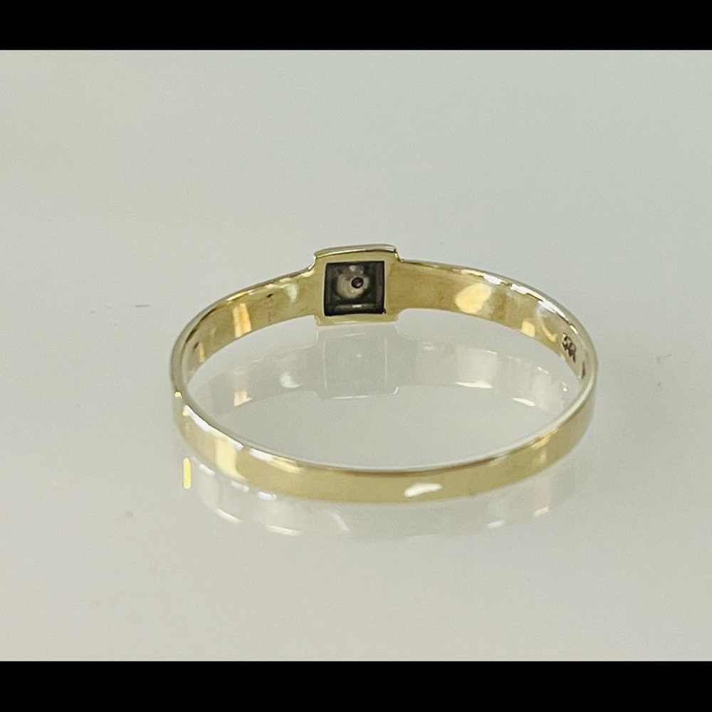 .333 Gold Diamond Band Ring - Gem